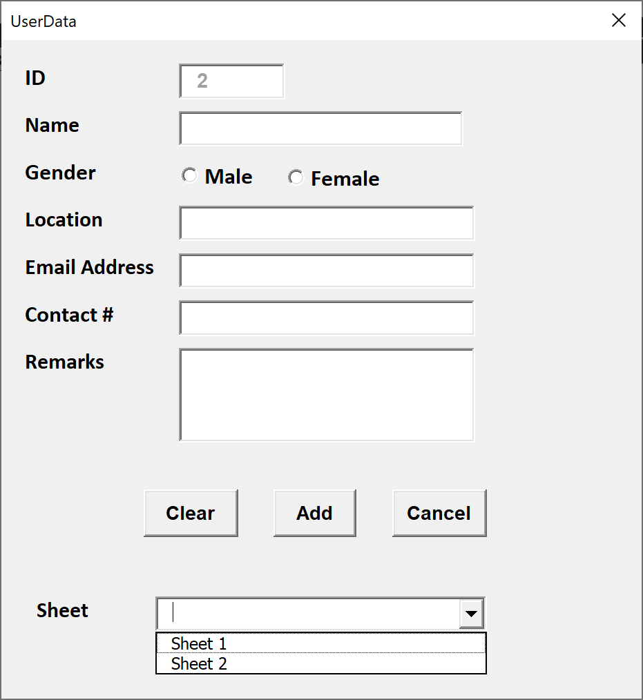 Excel Form To Excel Table StarBase